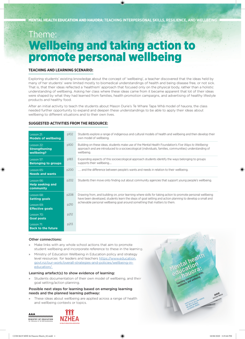 Mental health education - NZ Health Education Association